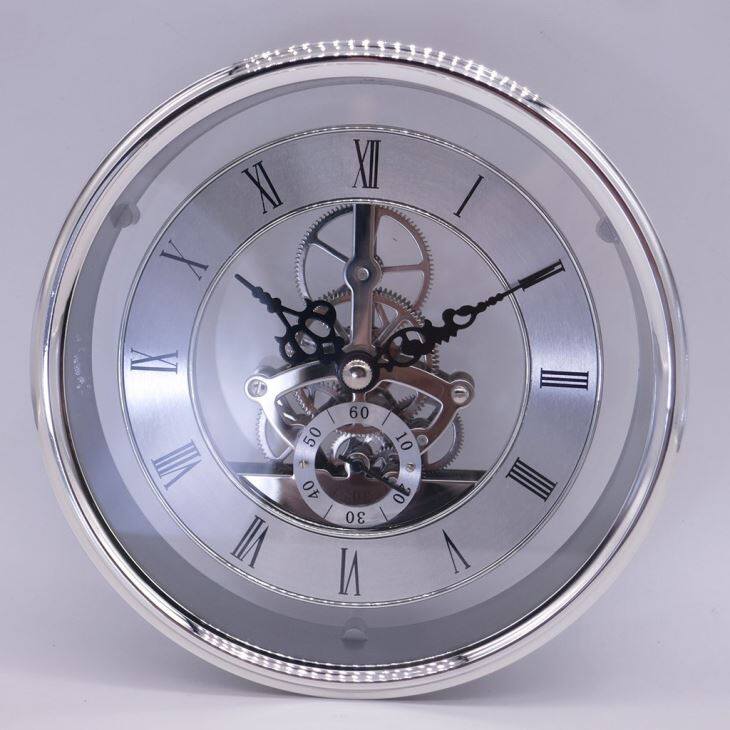 Diameter 149mm Silver Skeleton Wall Clock Insert Manufacturers ...