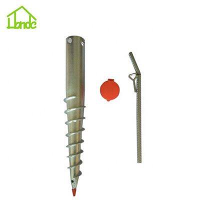 China No Dig Ground Screw With Cap Sleeves Manufacturers, Factory ...
