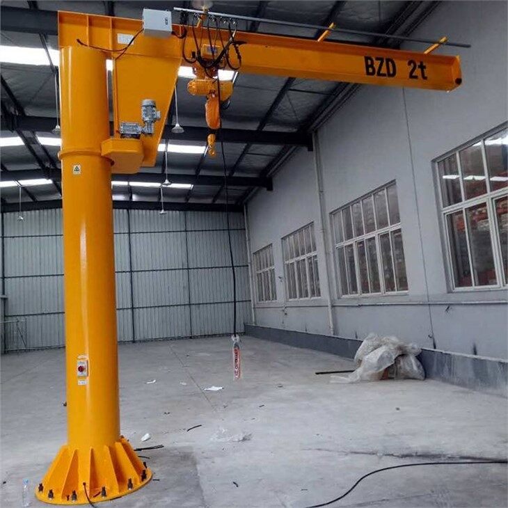 China Flange Fixed Cantilever 360 Degrees Rotating Cantilever Crane Jib Crane Manufacturers ...