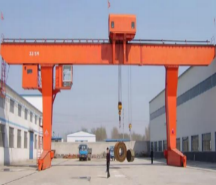 China L Shape Leg MDG Model Single Beam Gantry Crane With Side-mounted ...