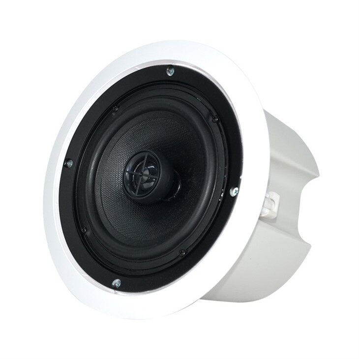 China Customized 6.5-inch White Plastic Bucket Ceiling-mounted Speaker ...