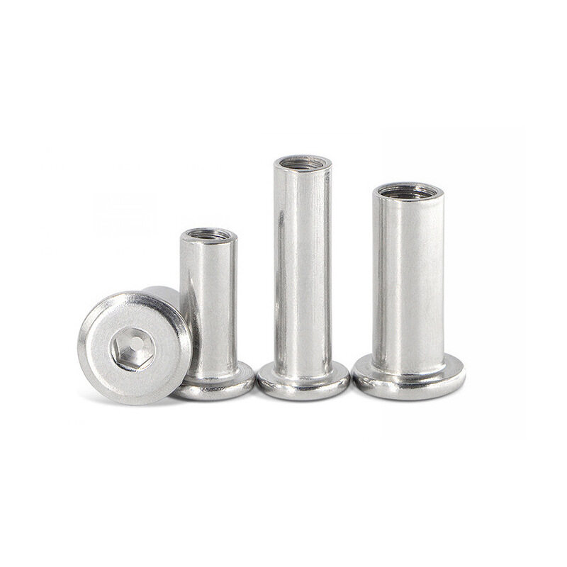 China 304 Stainless Steel Chamfered Hexagon Socket Splint Mother ...