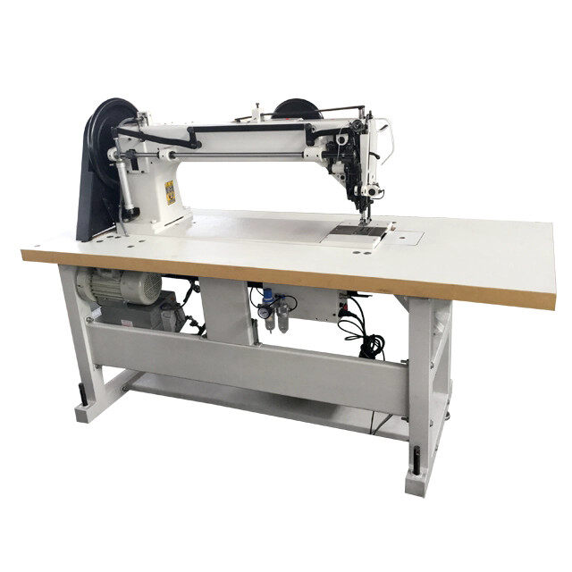 China 30 Inch Long Arm Extra Heavy Duty Top and Bottom Feed Sewing ...