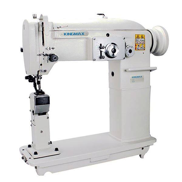 Máquina de coser en zigzag con cama de poste de China para fabricantes ...